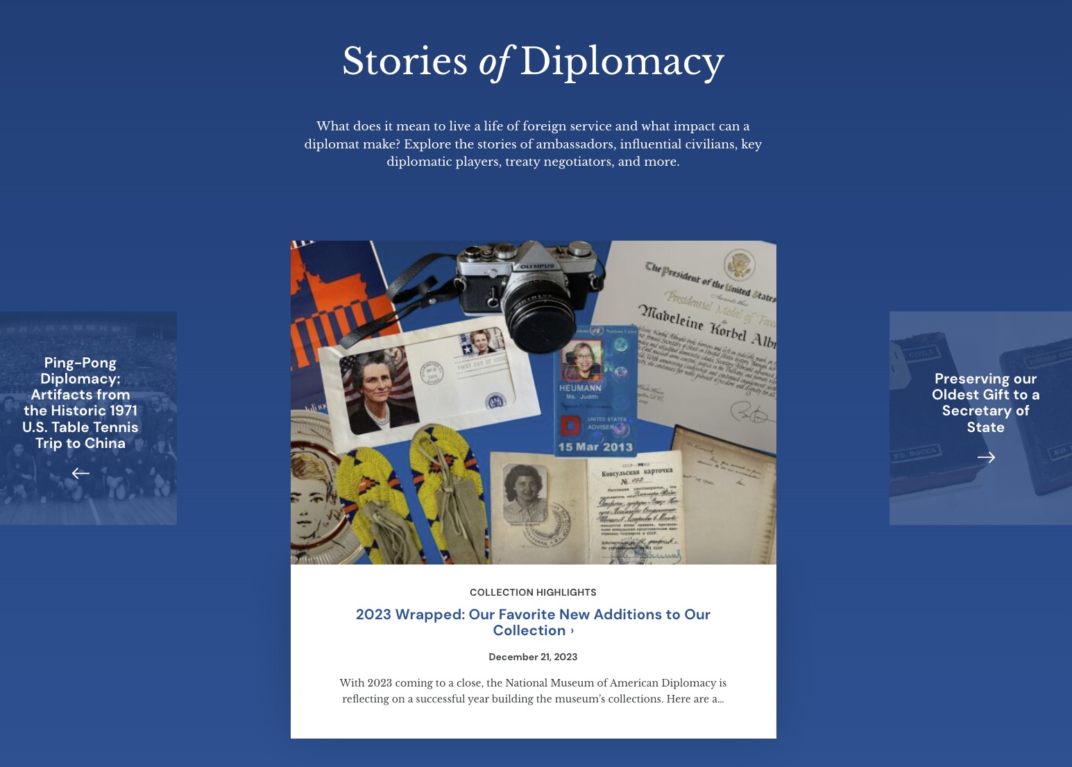 National Museum of American Diplomacy - Threespot